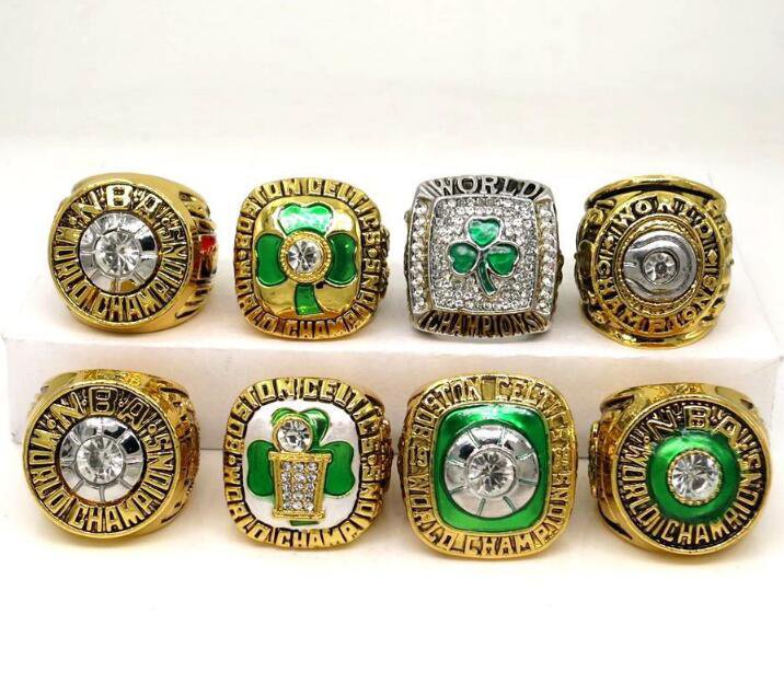 A set 1968 1969 1974 1976 1981 1984 1986 2008 Boston Celtics Basketball ...