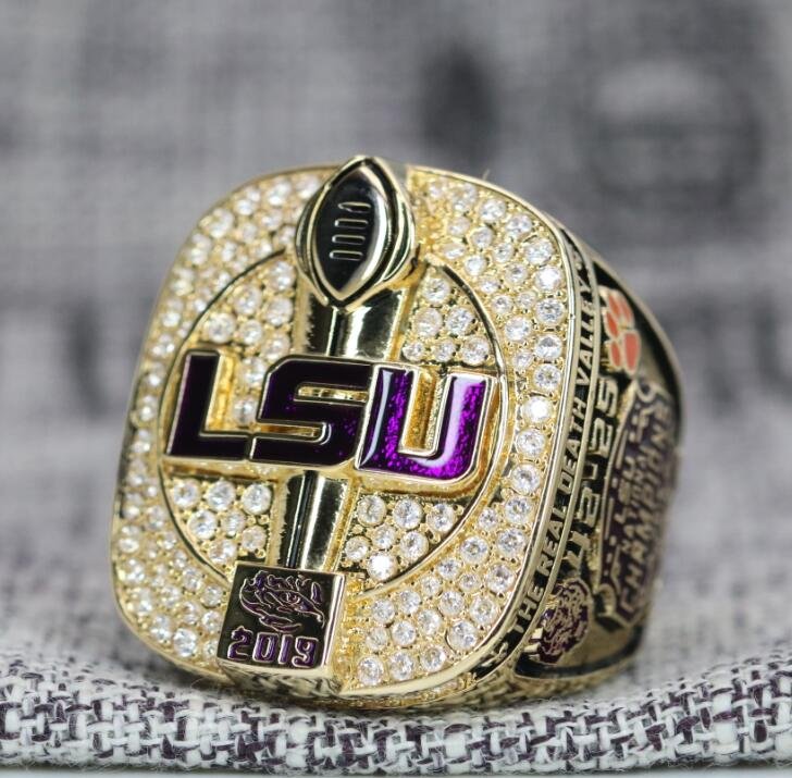 2019 Louisiana State LSU Tigers NCAA Championship ring size 11
