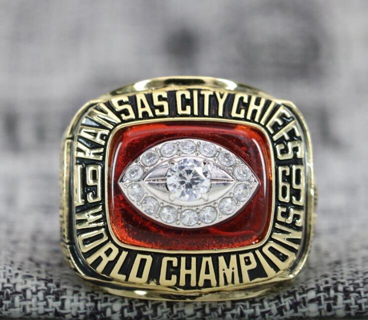 Size 12 Kansas City Chiefs 1969 IV Super bowl championship ring