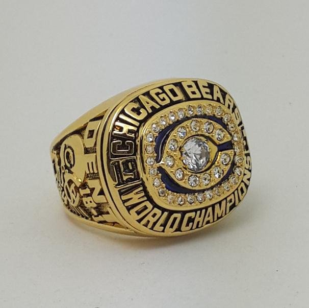 Size 13 Chicago Bears 1985 Super Bowl Championship ring