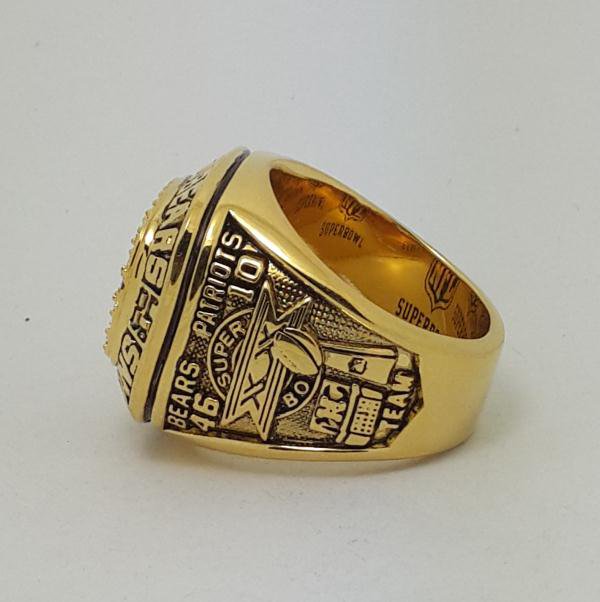 Size 13 Chicago Bears 1985 Super Bowl Championship ring