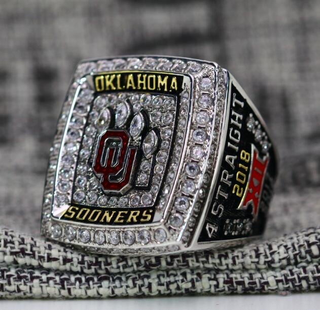 Size 8 Oklahoma Sooners 2018 Big 12 Championship ring