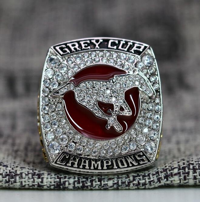Size 13 Calgary Stampeders 106th 2018 CFL Grey Cup Championship ring