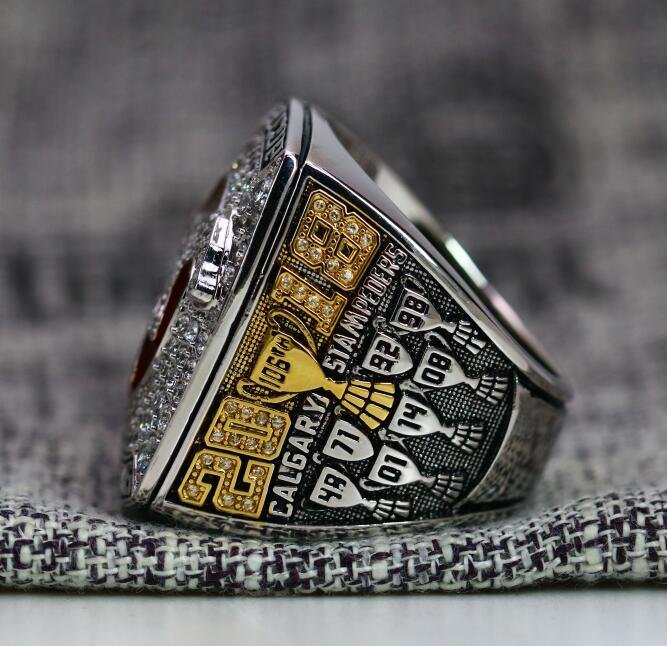 Size 13 Calgary Stampeders 106th 2018 CFL Grey Cup Championship ring