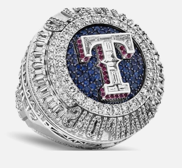 2023 Texas Rangers World Series Championship Ring Official Style