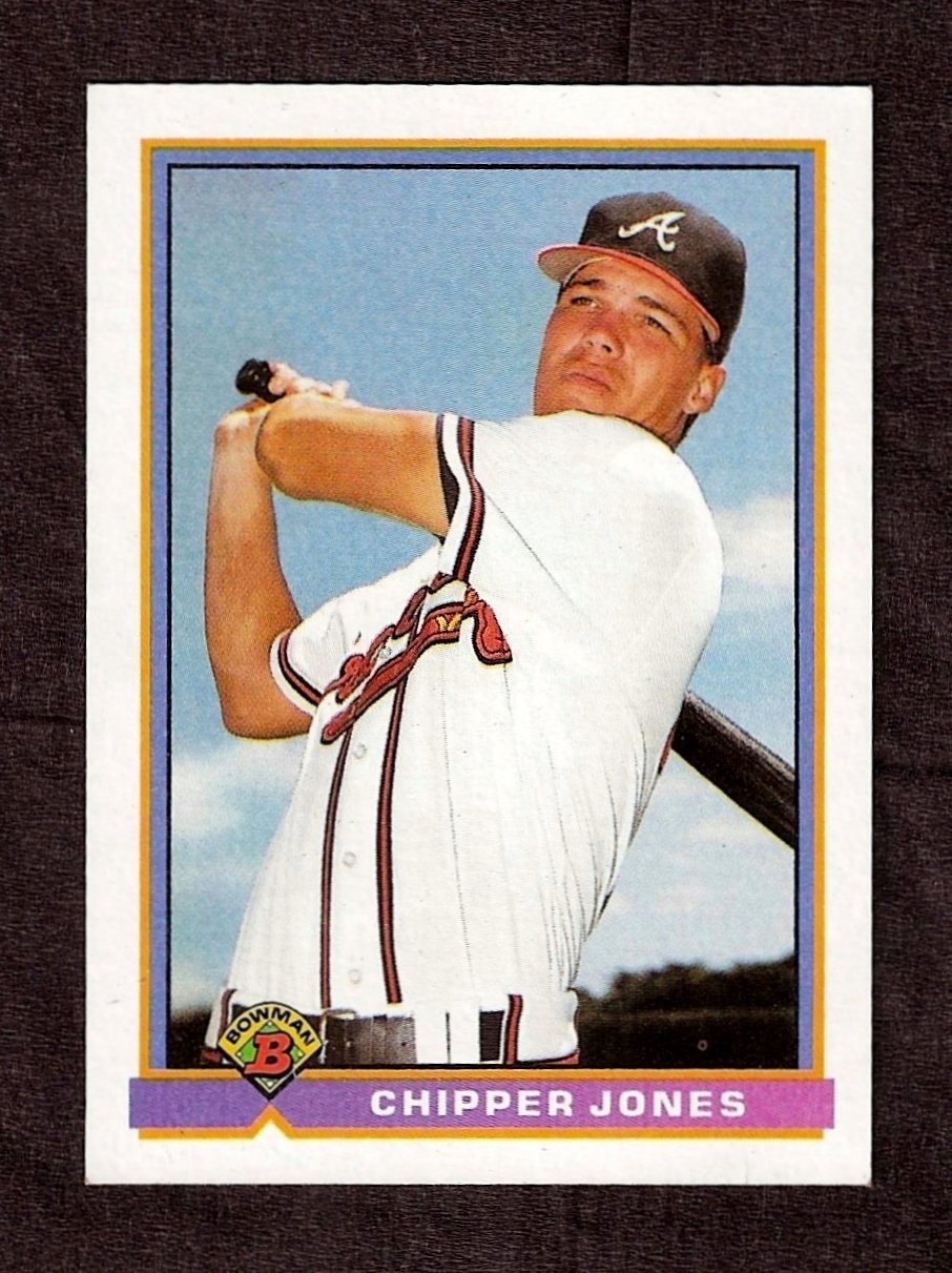 1991 Bowman Chipper Jones Rookie Card #569