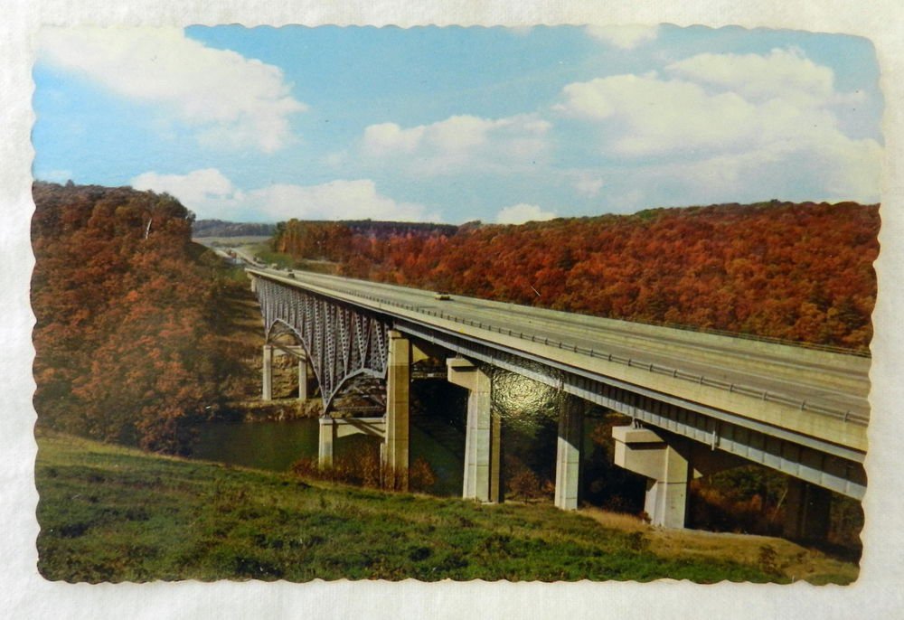 Vintage Uncirculated Interstate 80 Clarion River Bridge Souvenir ...