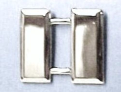 Captain Bars Fire Rescue Military Rank Insignia Pin Set Silver Plated ...