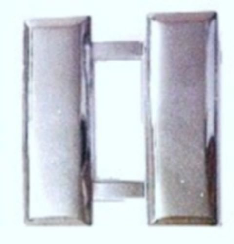 Captain Bars Fire Rescue Military Rank Insignia Pin Set Silver Plated ...