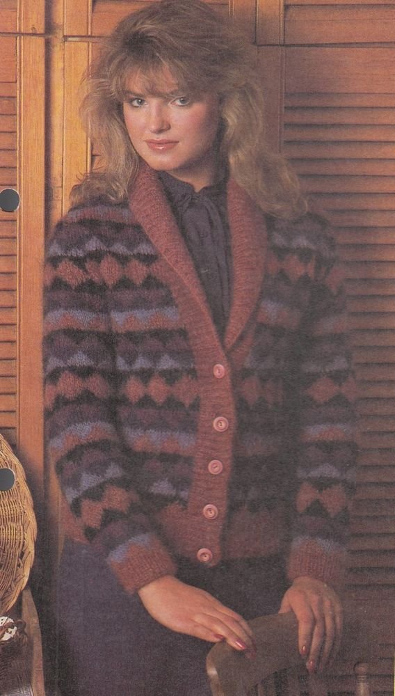 Harlequin Jacket Pattern for Women-Simply Beautiful Knitting