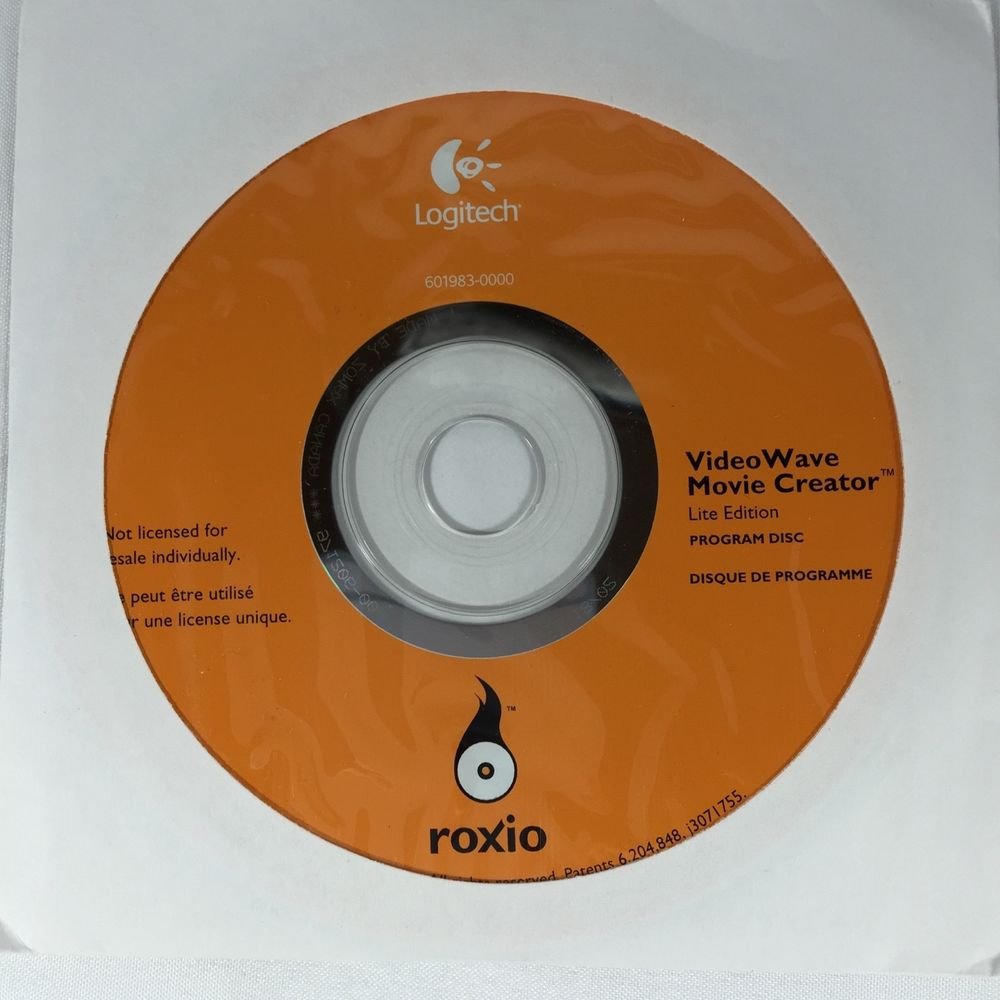 Logitech Roxio Videowave Video Wave Movie Creator Lite Edition