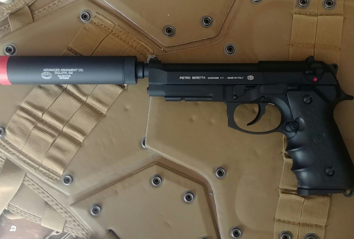 KJW CO2 blowback Beretta M9 A1 full metal airsoft pistol w barrel ...