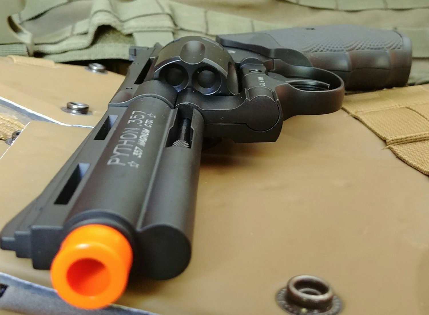 COLT CO2 Python 4" full metal 357 magnum airsoft revolver pistol gun ...