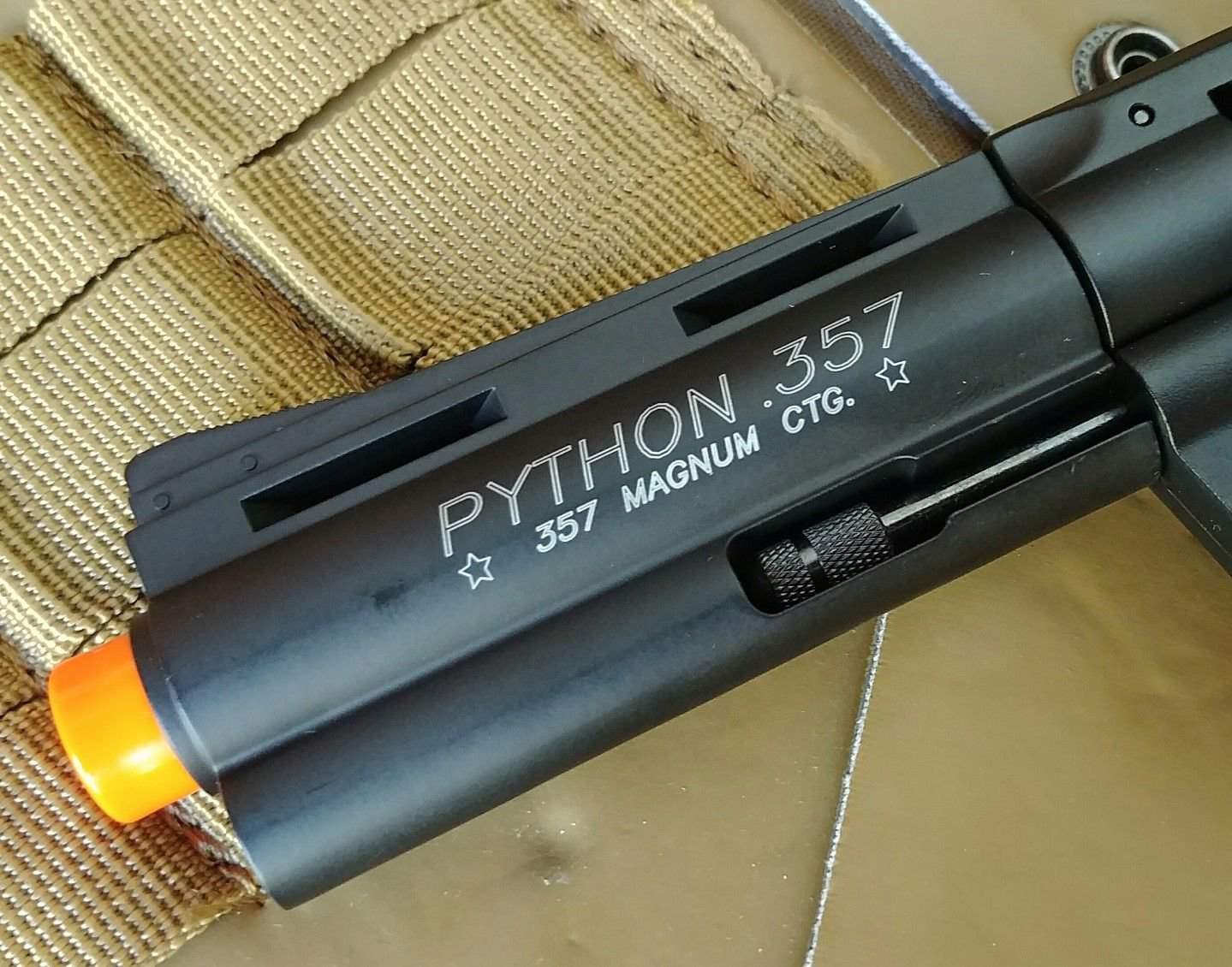 COLT CO2 Python 4" full metal 357 magnum airsoft revolver pistol gun ...