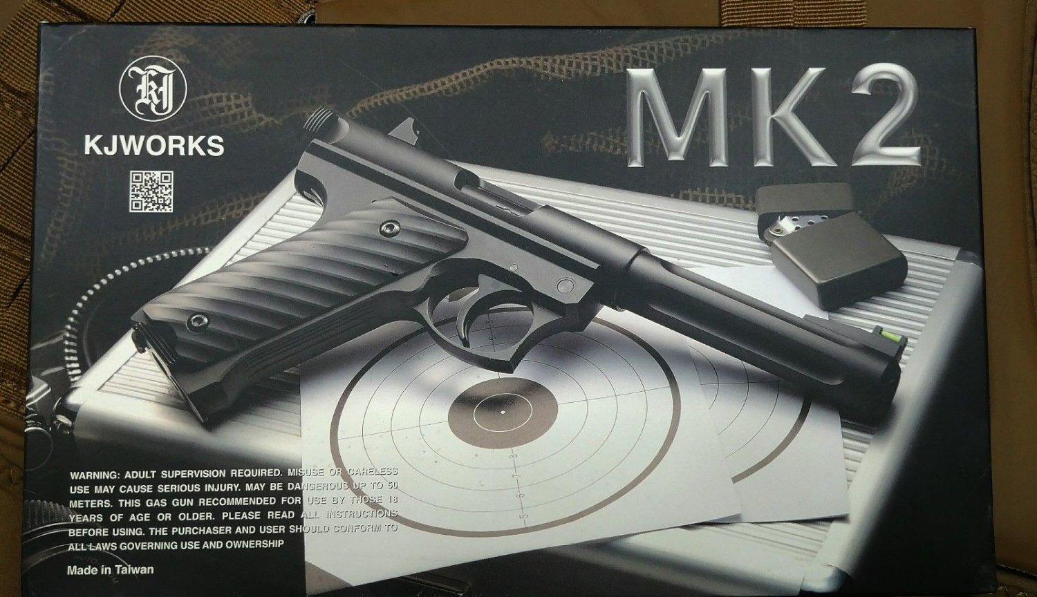 400 FPS MK2 Ruger Co2 Non blowback full metal airsoft pistol gun KJW