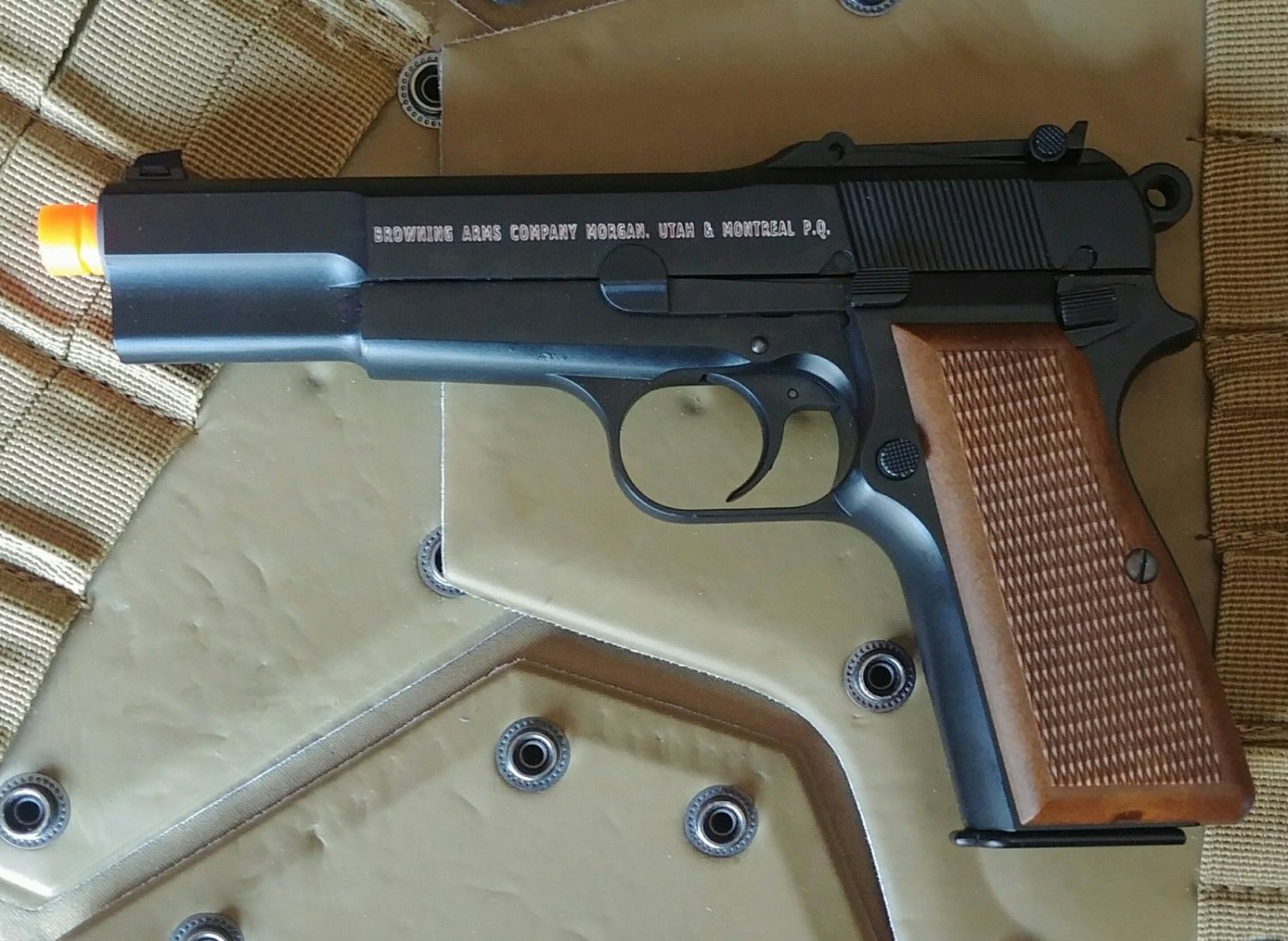 WE-TECH green gas blowback 1911 Browning Hipower full metal airsoft ...