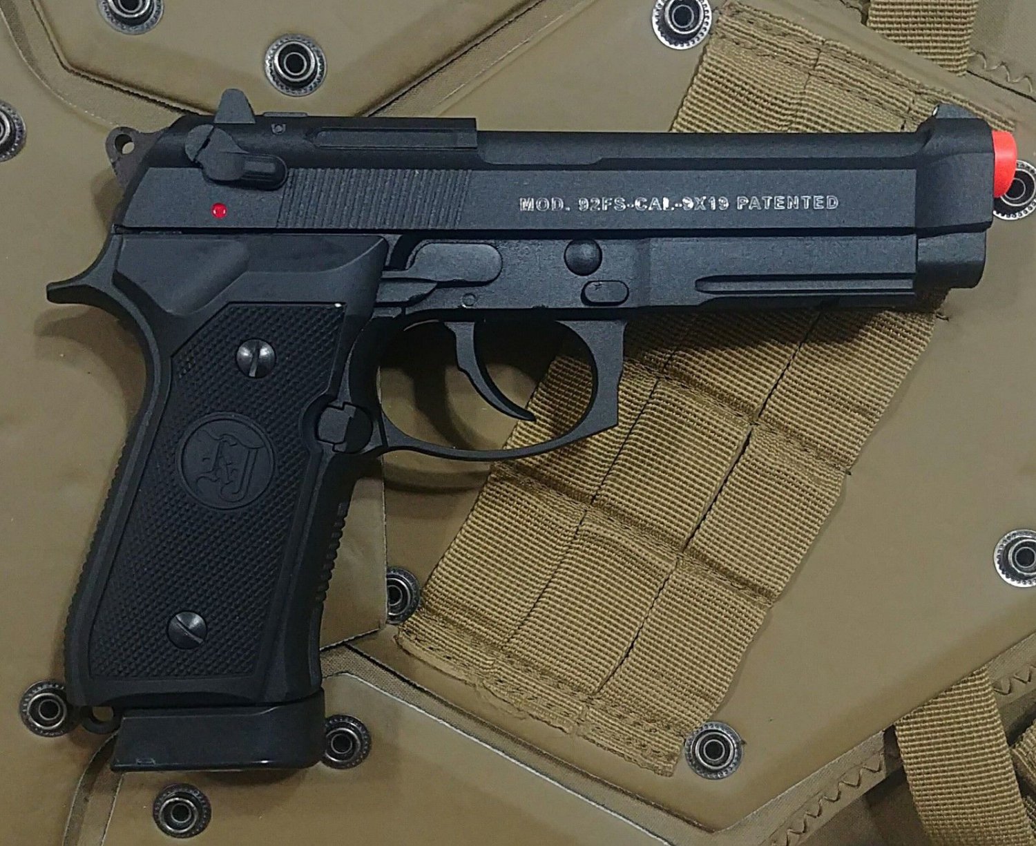 KJW green gas blowback M9 A1 Beretta full metal airsoft pistol gun gbb ...