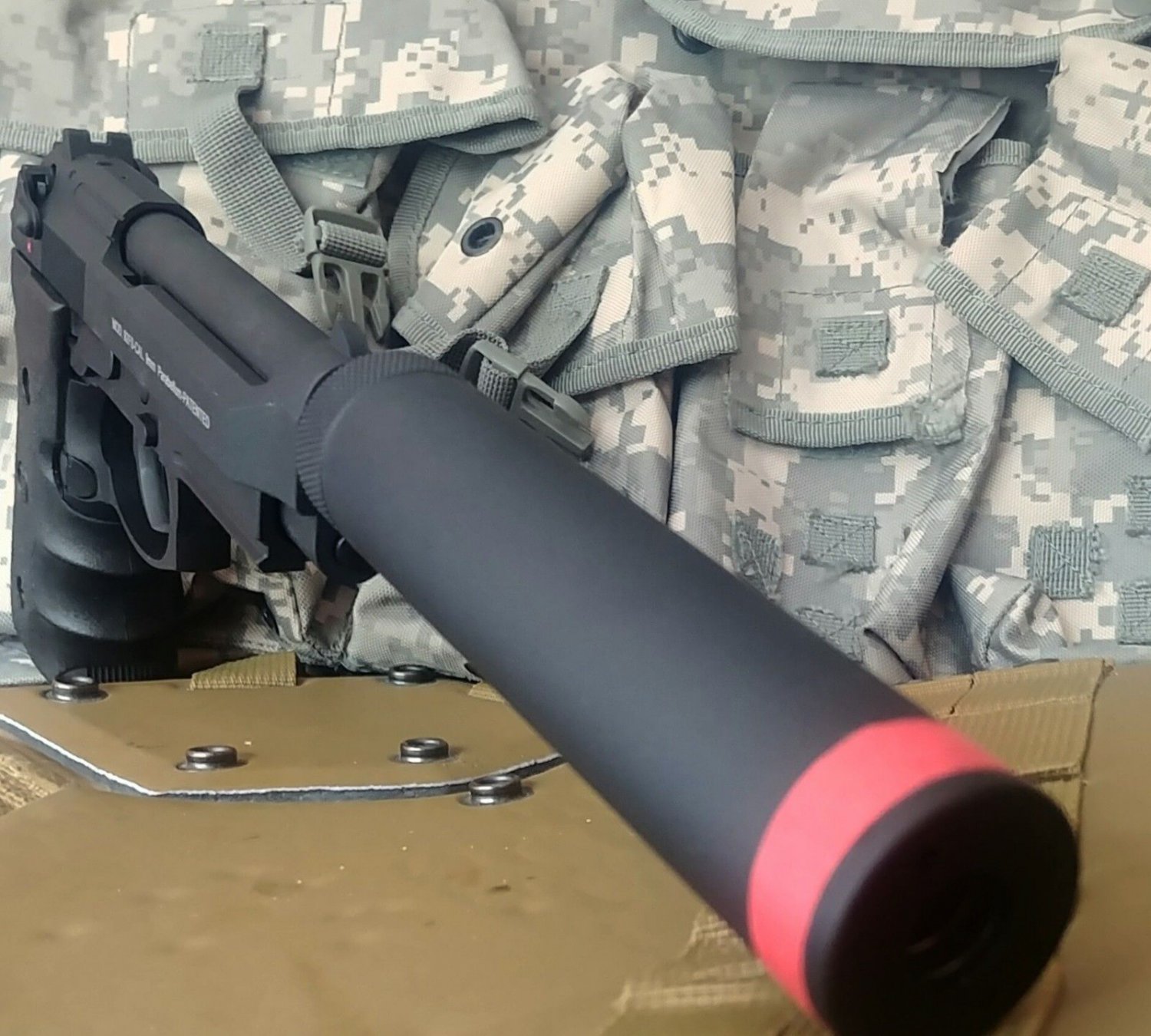 KJW M9 green gas blowback Beretta full metal airsoft pistol w barrel ...