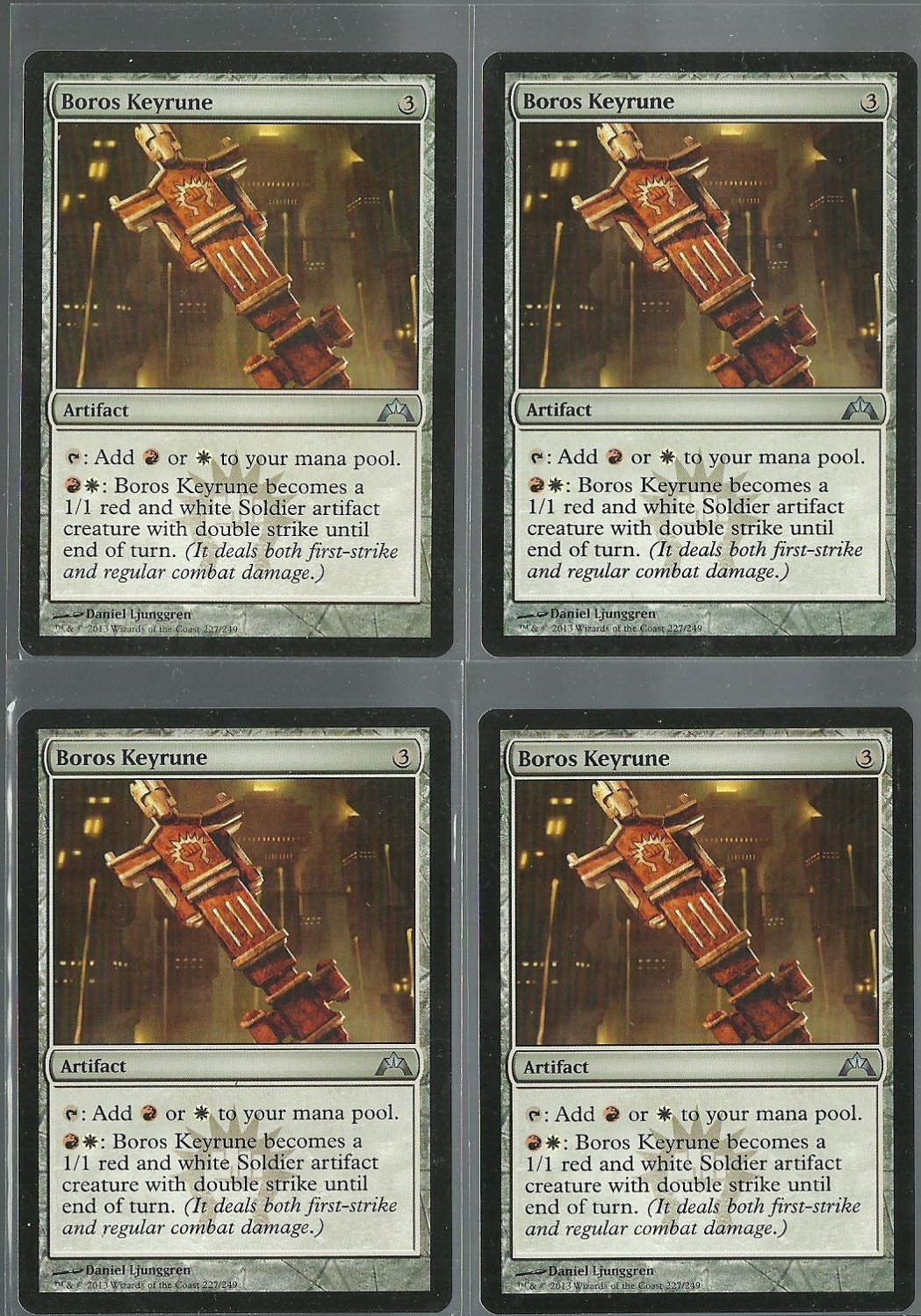 Boros Keyrune x4 NM Gatecrash Magic the Gathering