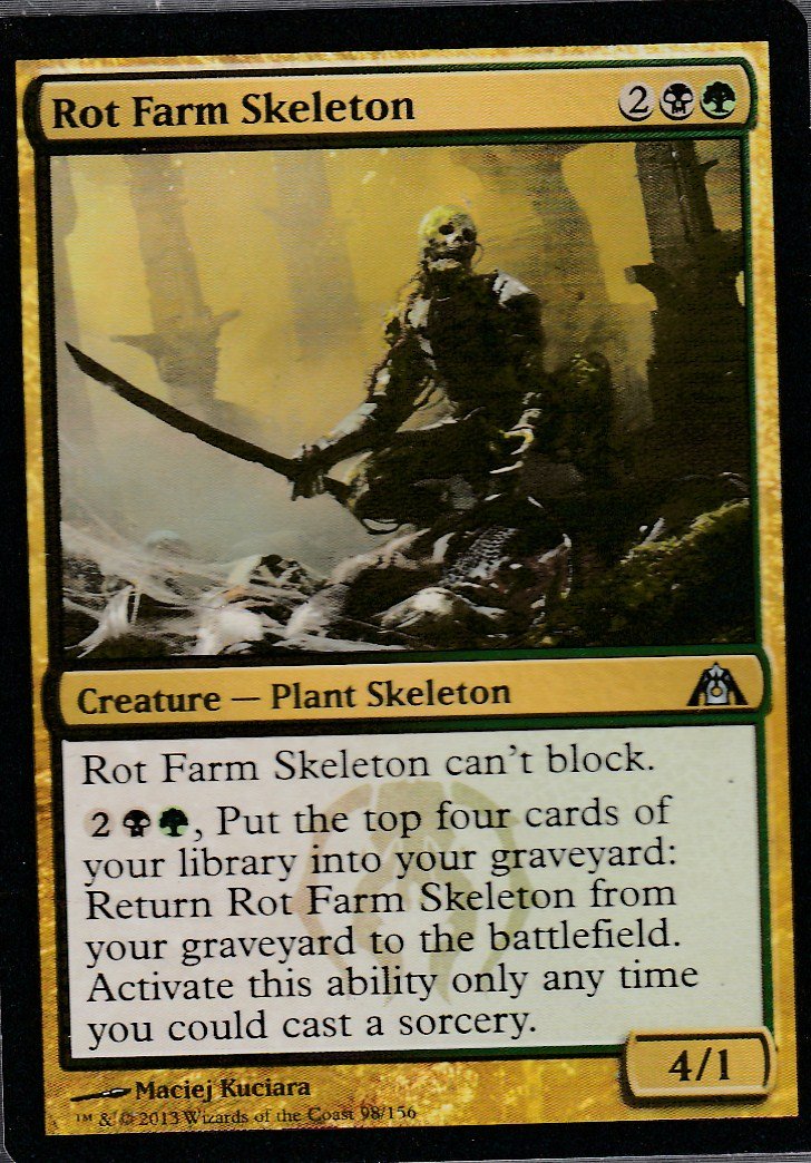 Rot Farm Skeleton - NM - Dragons Maze - Magic the Gathering