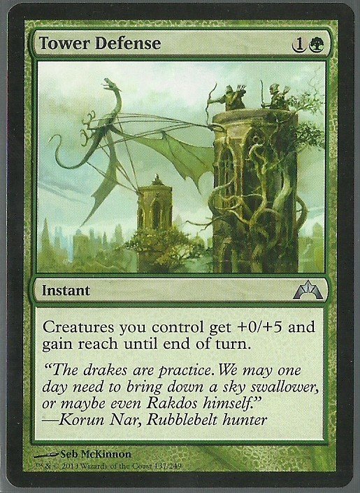 Tower Defense - NM - Gatecrash - Magic the Gathering