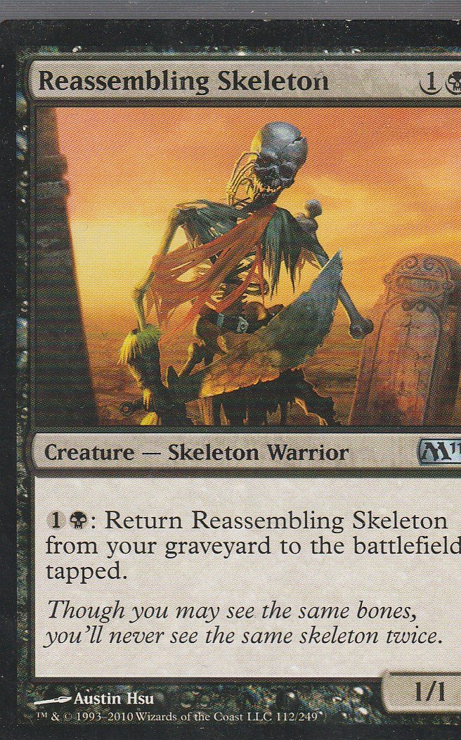 Reassembling Skeleton - NM - Magic 2011 - Magic the Gathering