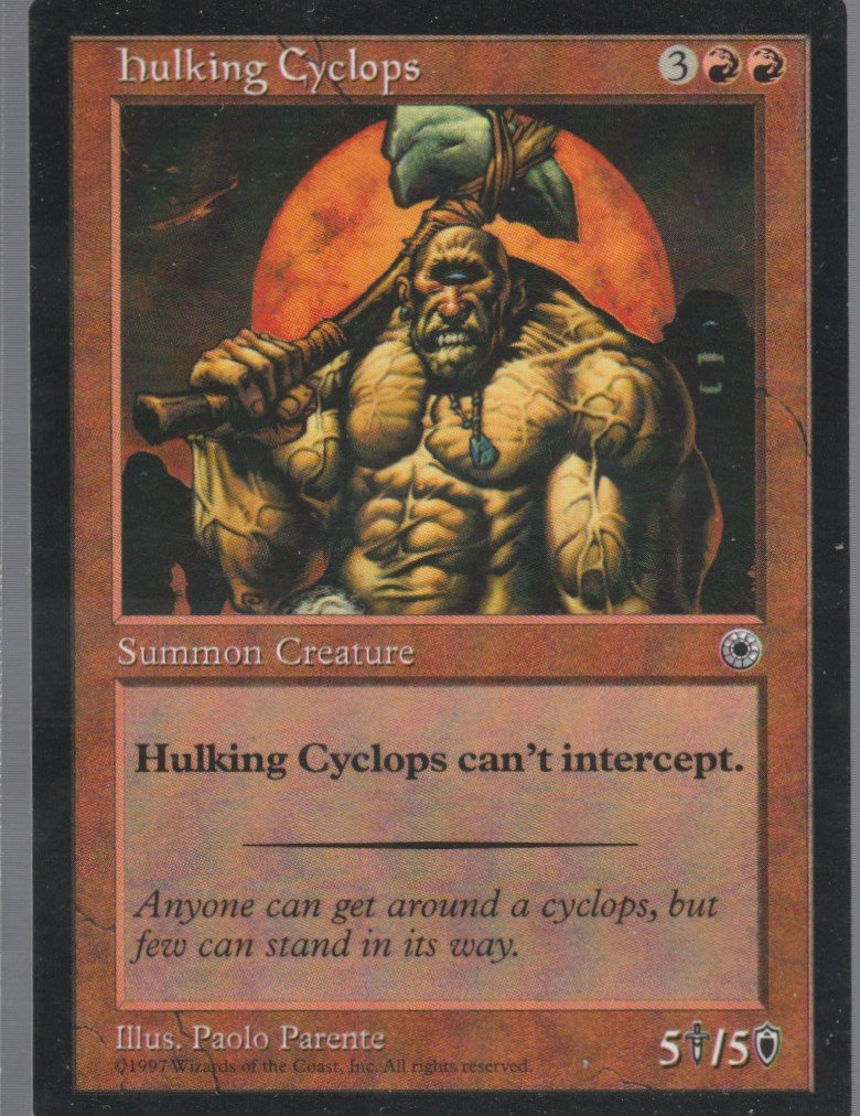 Hulking Cyclops - Good - Portal - Magic the Gathering