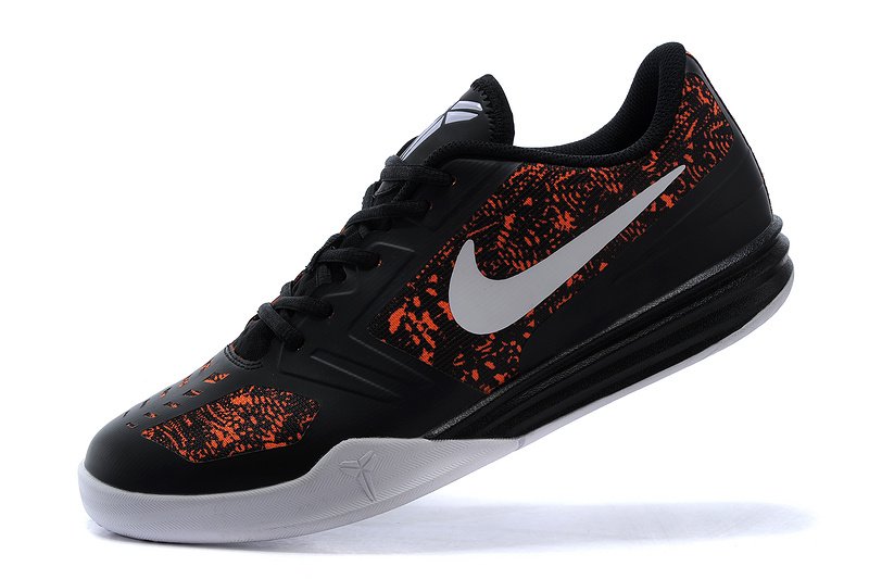 NIKE KB MENTALITY 10 men basketball shoes black orange white