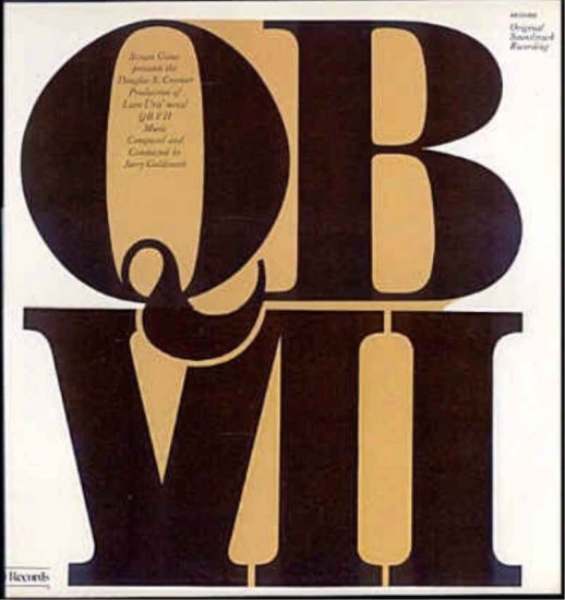QB VII ~ Rare OUT OF PRINT '74 TV MOVIE SCORE Vinyl LP ~ JERRY GOLDSMITH