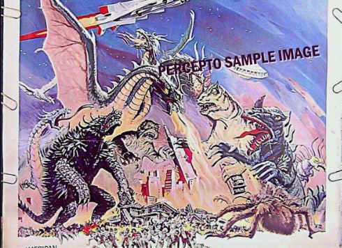 DESTROY ALL MONSTERS ~ '76 40X60 SCI-FI Movie Poster ~ GODZILLA / RODAN ...