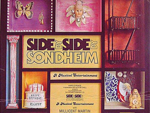 SIDE BY SIDE BY SONDHEIM ~ '77 NY Musical Theatre Poster ~ STEPHEN ...