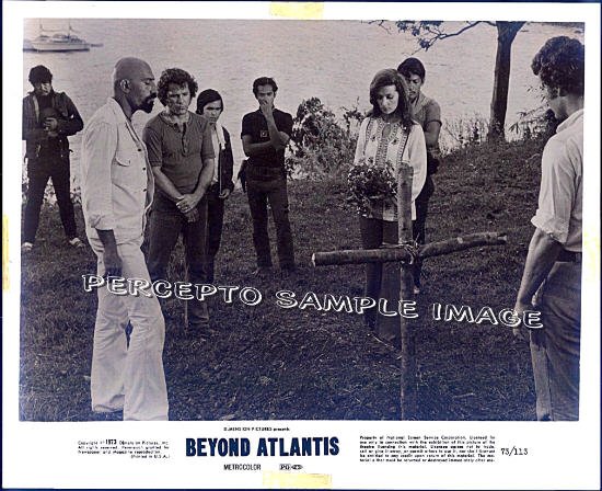 BEYOND ATLANTIS ~ '73 Original CULT CLASSIC Movie Photo ~ PATRICK WAYNE / LENORE STEVENS