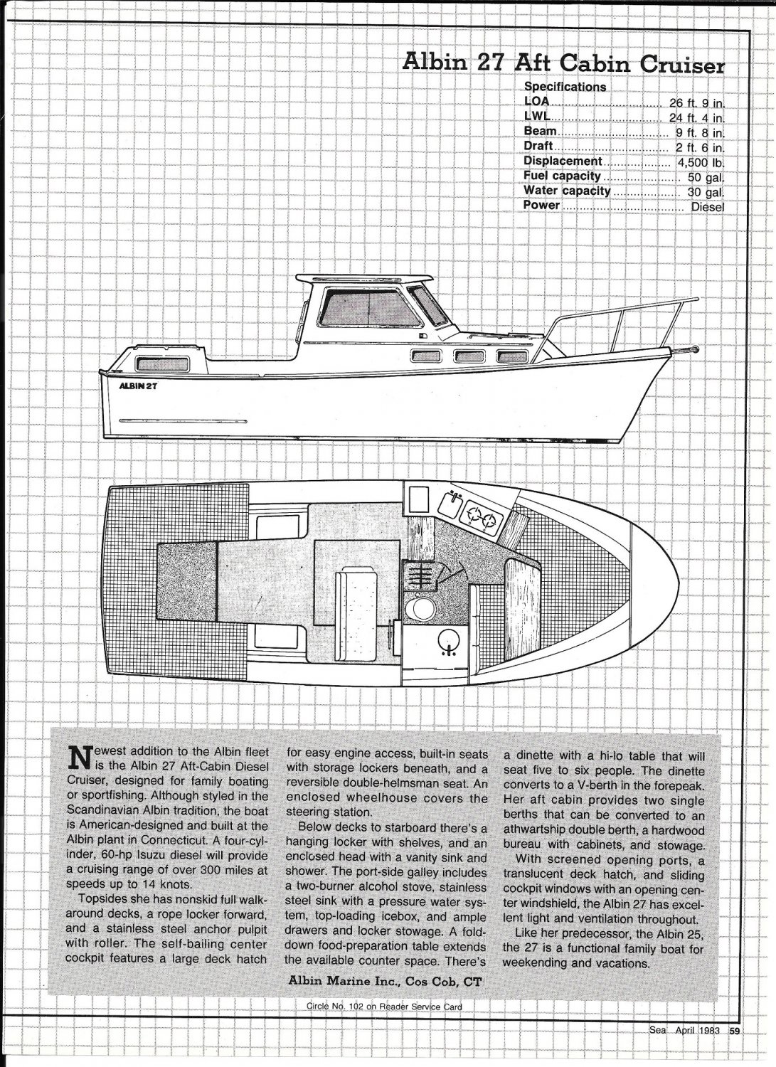 Aft Cabin Boat Plans