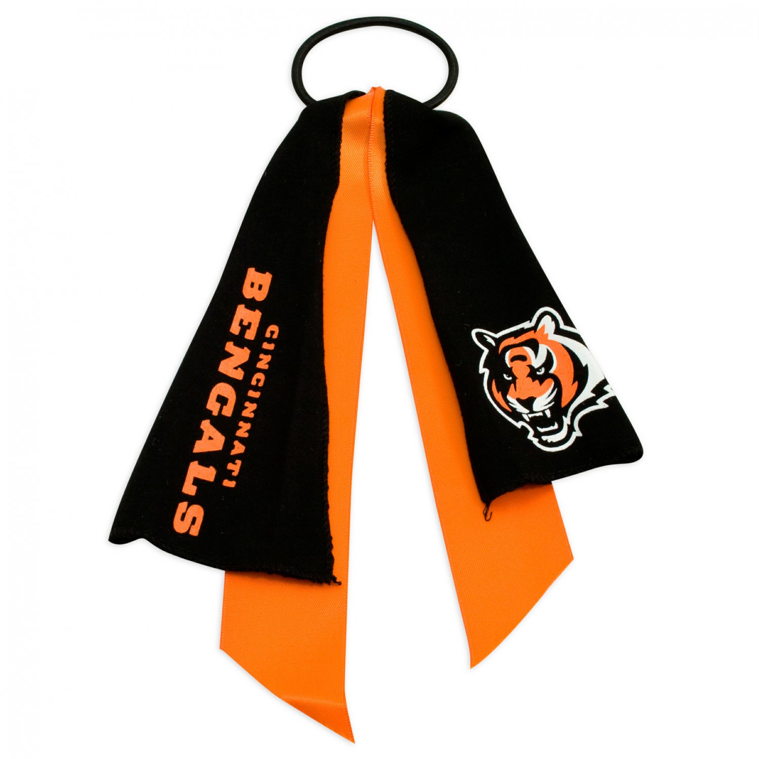 Cincinnati Bengals Ponytail Holder Hair Tie Ribbon Cute