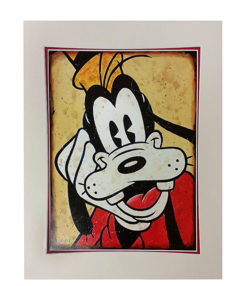 Disney Parks Goofy Pose Deluxe Print by Kaminski NEW