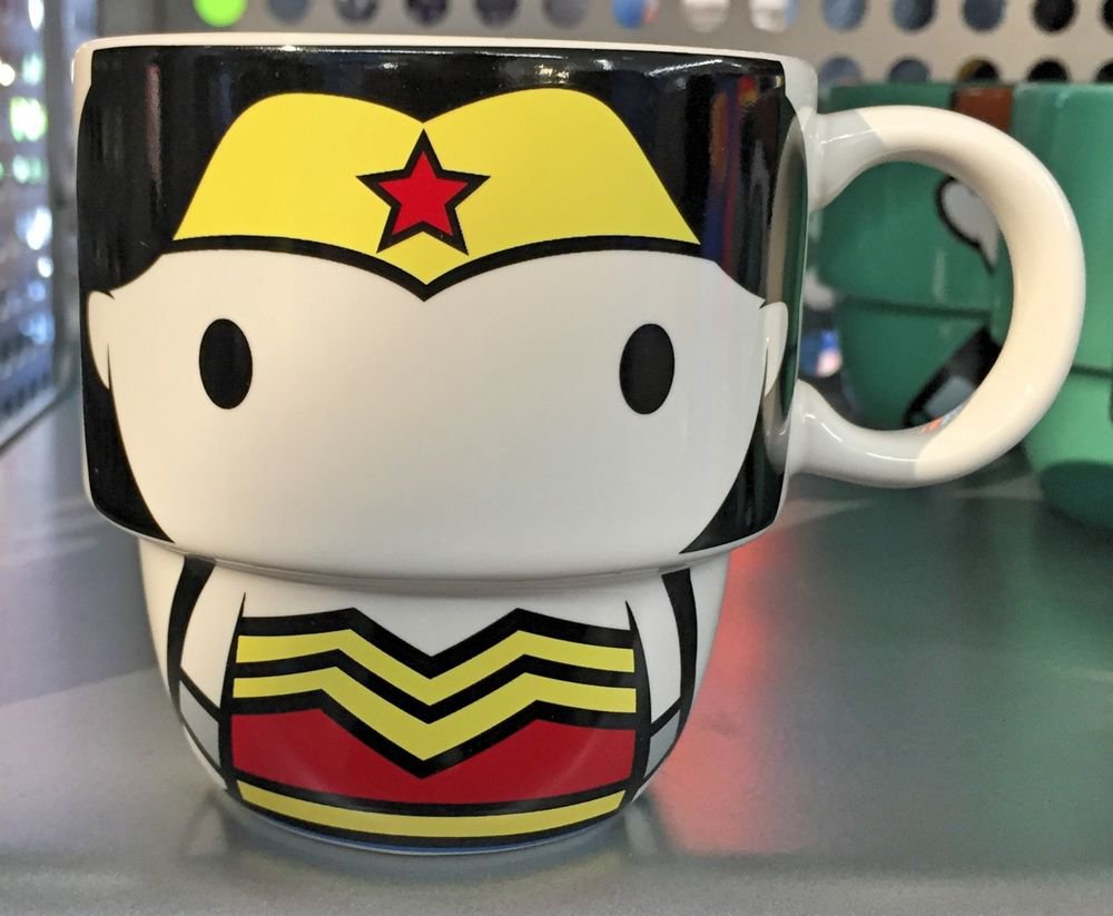 Six Flags Magic Mountain Justice League Wonder Woman Stackable Ceramic ...