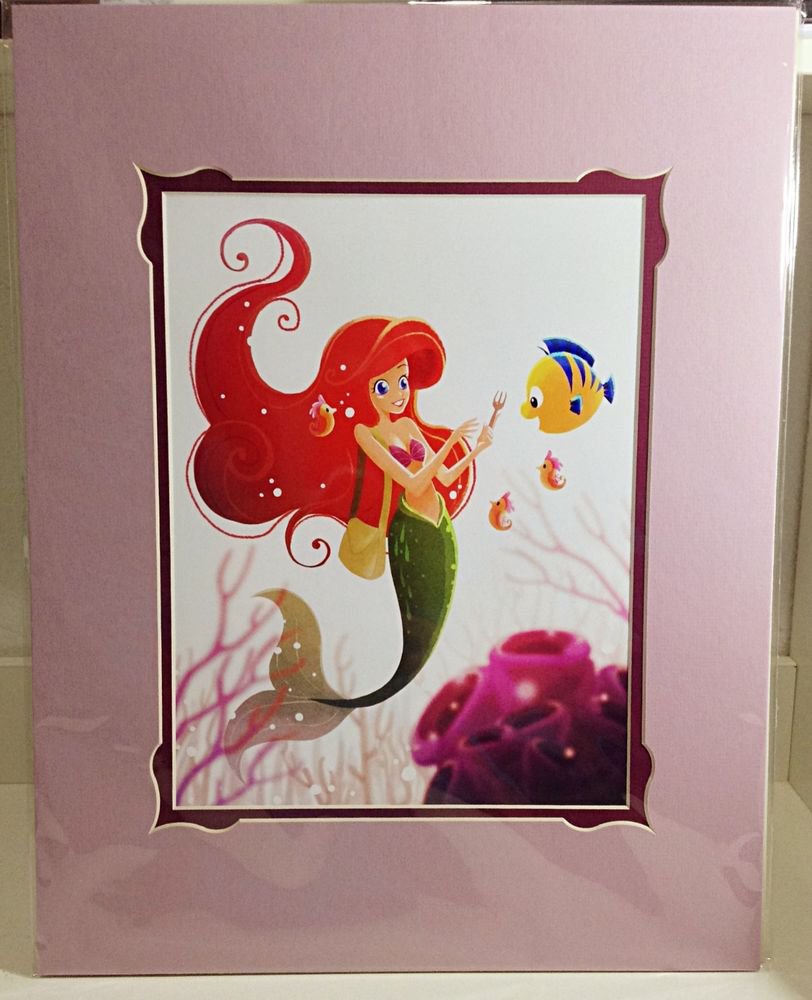 Disney WonderGround Gallery Little Mermaid Ariels Wonder Print by June Kim