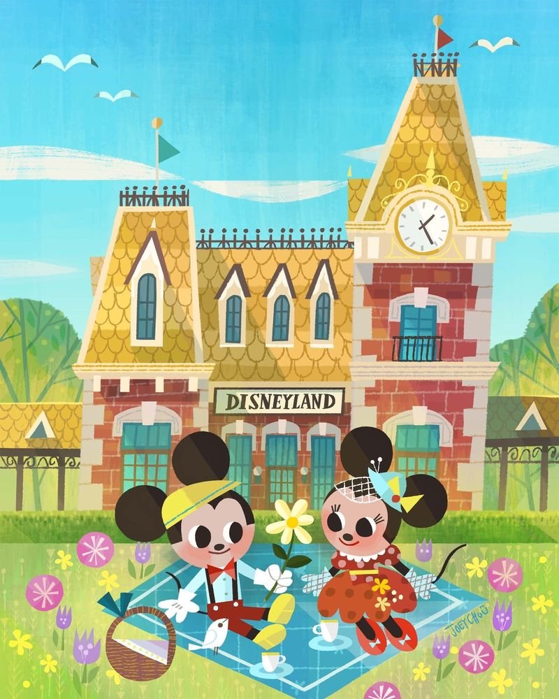 Disney WonderGround Mickey & Minnie Mouse Dapper Day Canvas Mini Frame ...