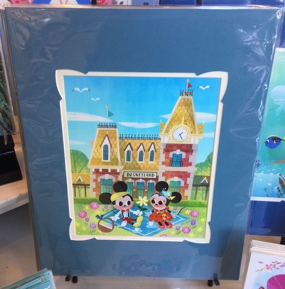 Disney WonderGround Mickey & Minnie Mouse Dapper Day Print by Joey Chou New