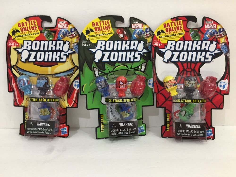 Bonka Zonks Series 1 Pack of 3 Lot #2 New and Sealed