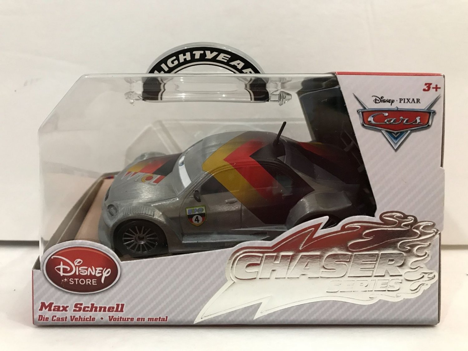 Disney Store Pixar Cars Chaser Series Max Schnell 1:43 Scale Die Cast ...