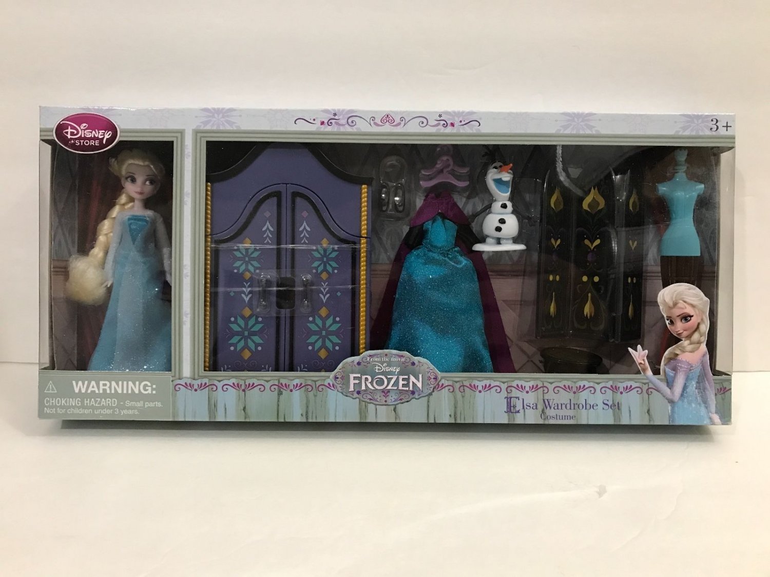 Disney Parks Exclusive Elsa Mini Doll Wardrobe Play Set New