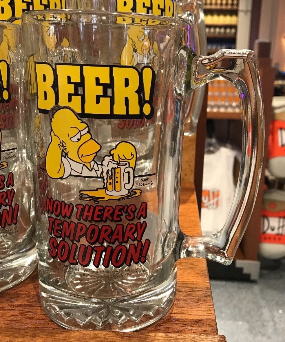 Universal Studios The Simpson Homer Simpson Beer! Now There's A Tall ...