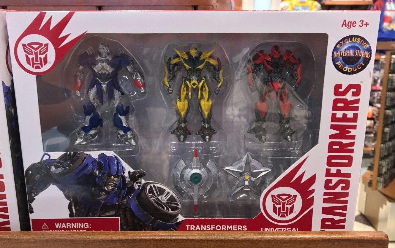 Universal Studios Exclusive Transformers the Ride-3D 3 Piece Action ...