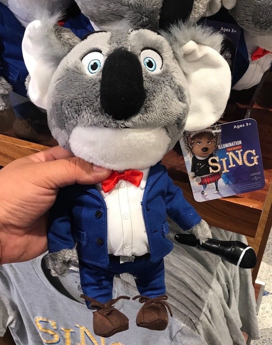 Universal Studios Exclusive "Sing" Koala Buster Moon 12" Plush Doll New