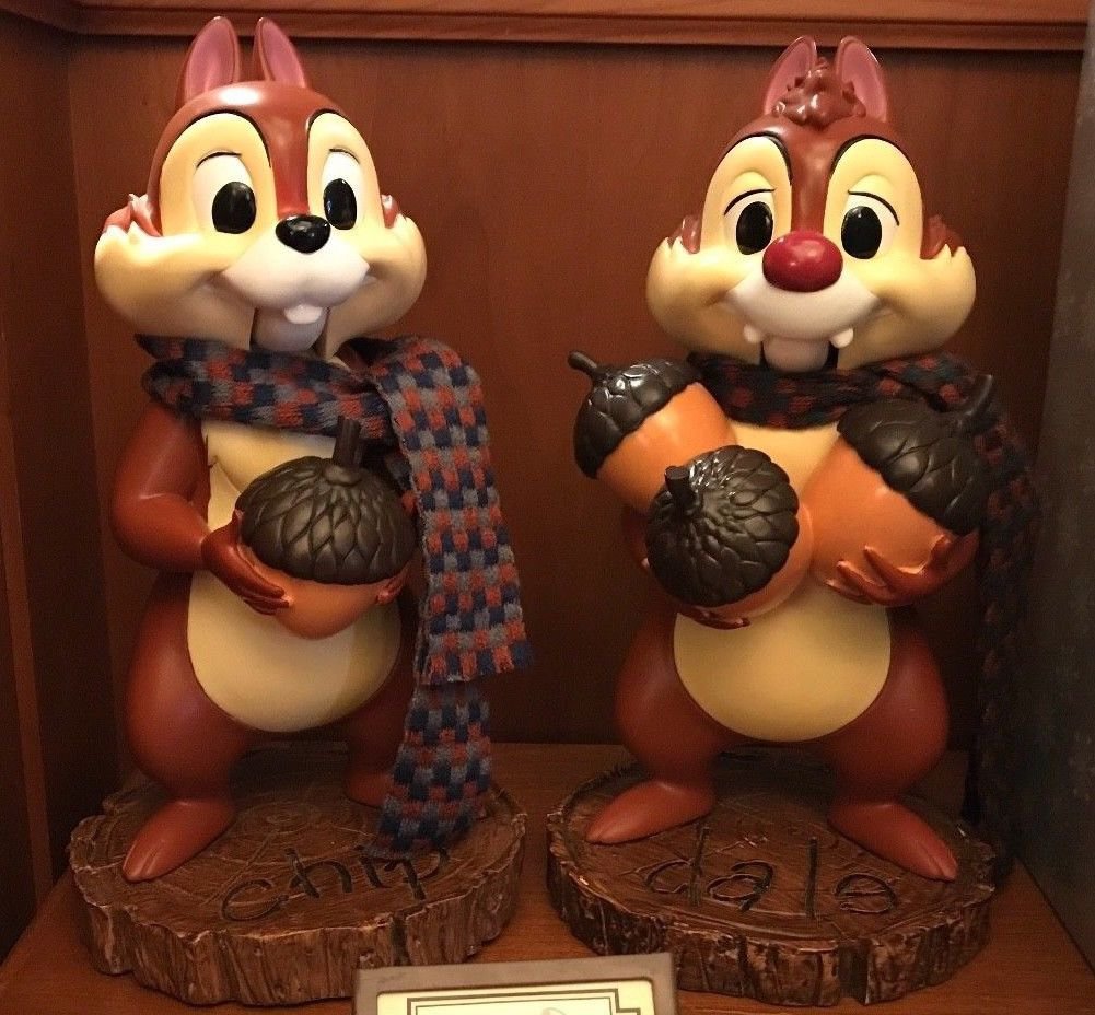 Disney Parks Exclusive Christmas Nutcracker Chip & Dale Set New With Box