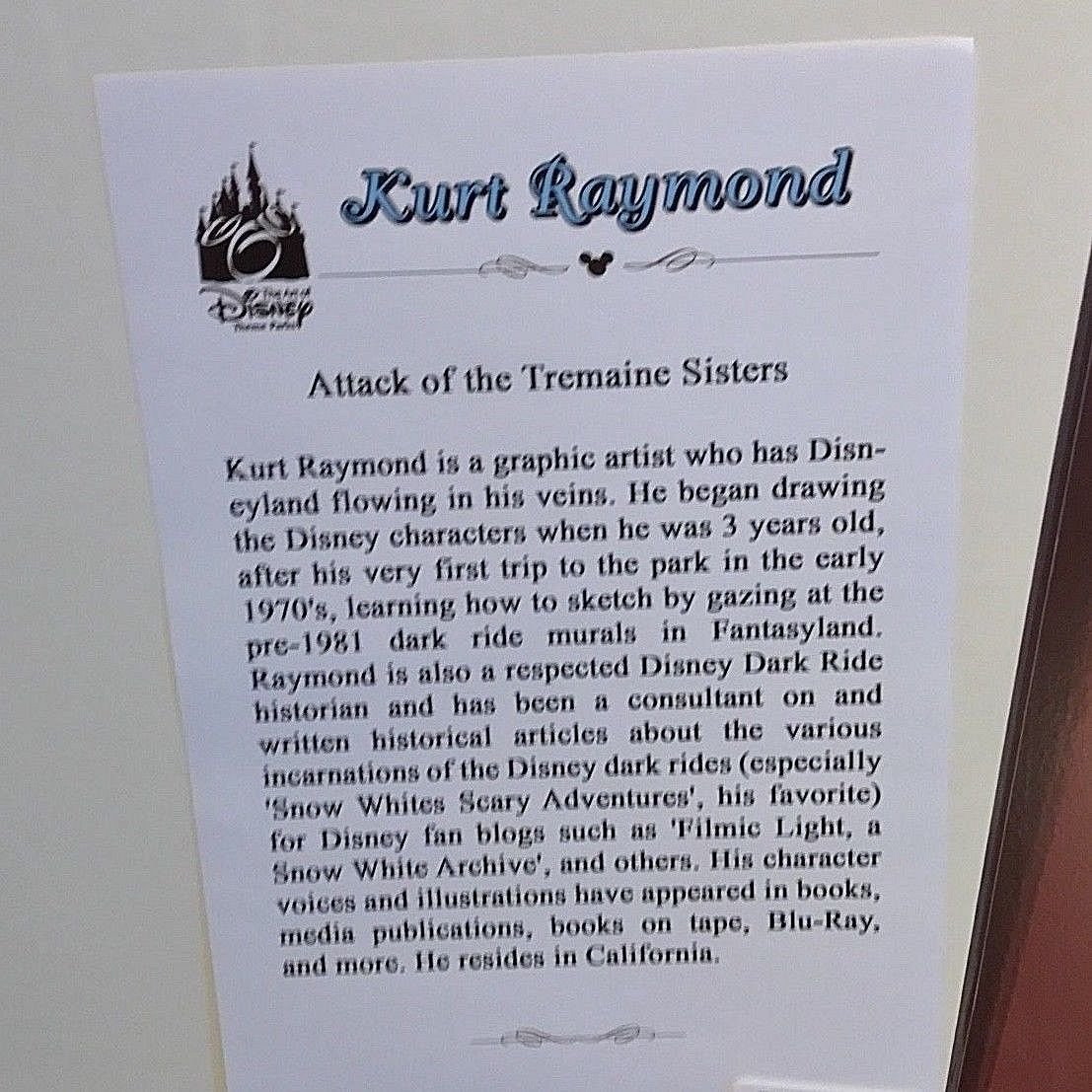 Disney Parks Cinderella's Attack of The Tremaine Sisters LE Giclee Kurt ...