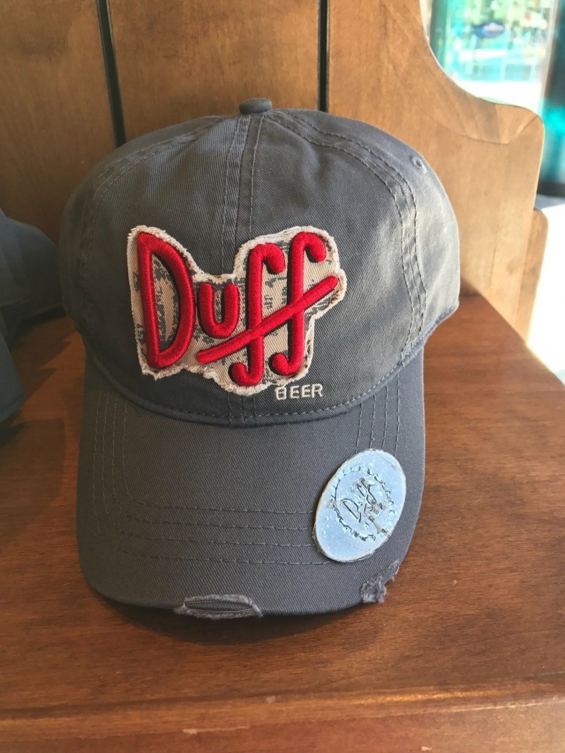 Universal Studios Exclusive The Simpsons Duff Beer Adult Baseball Cap ...