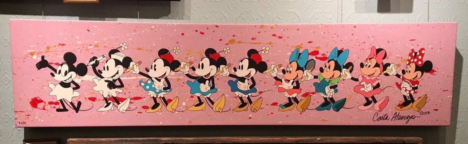 Disney Parks Minnie Mouse Through The Years LE Giclee Print by Costa ...