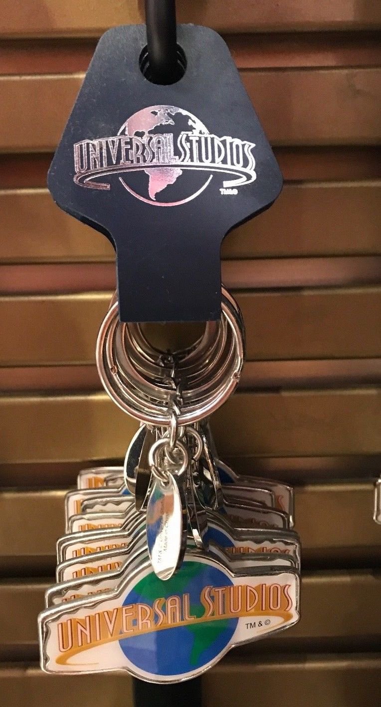 Universal Studios Exclusive Acrylic / Metal Globe Keychain New